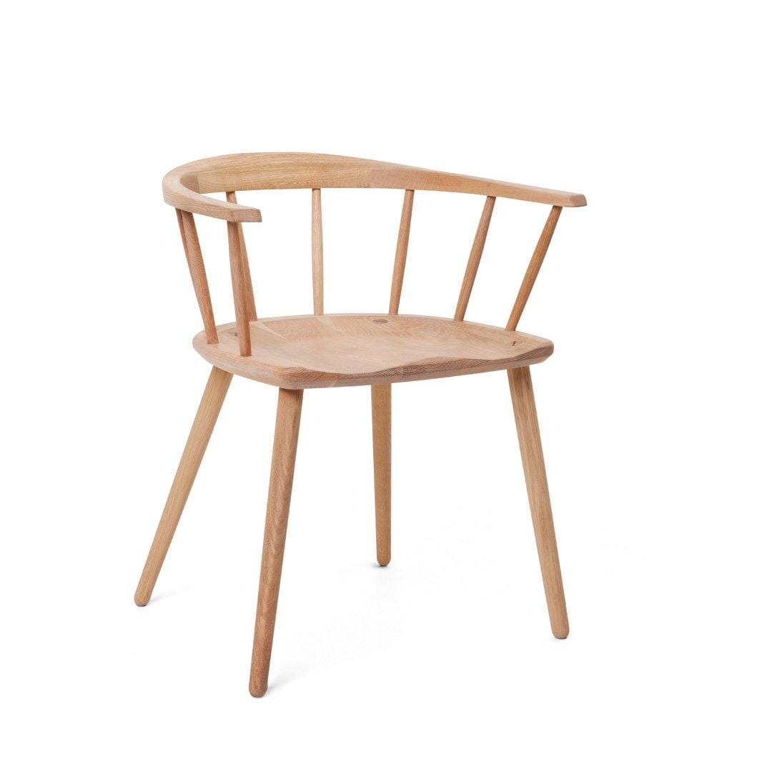 Low Back Diner Chair - Generous Seating with Crafted Backrest